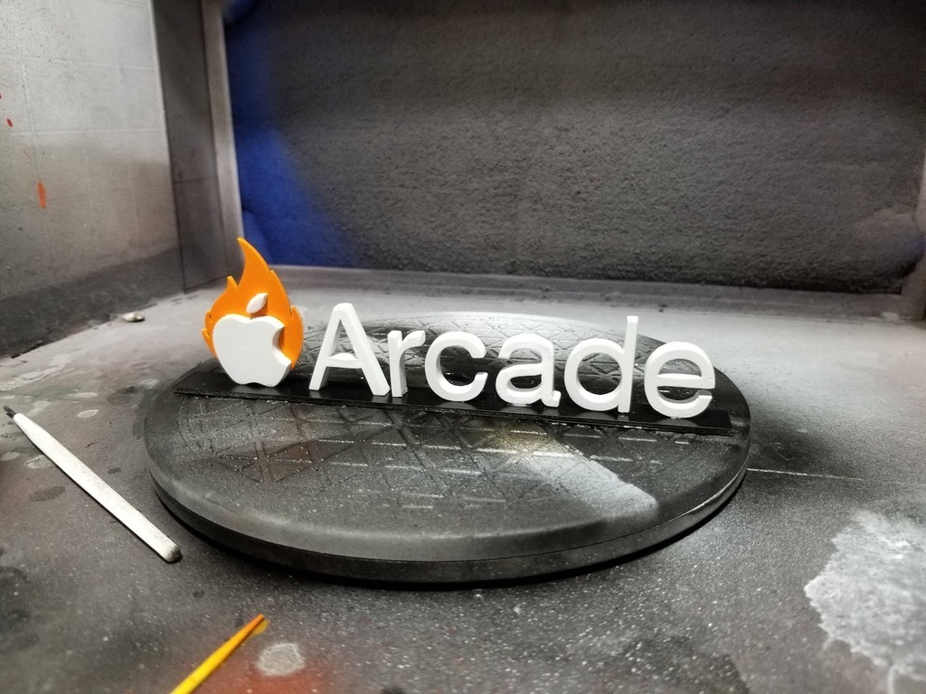 🍎 Apple Arcade Logo・Free 3D File for ・Cults