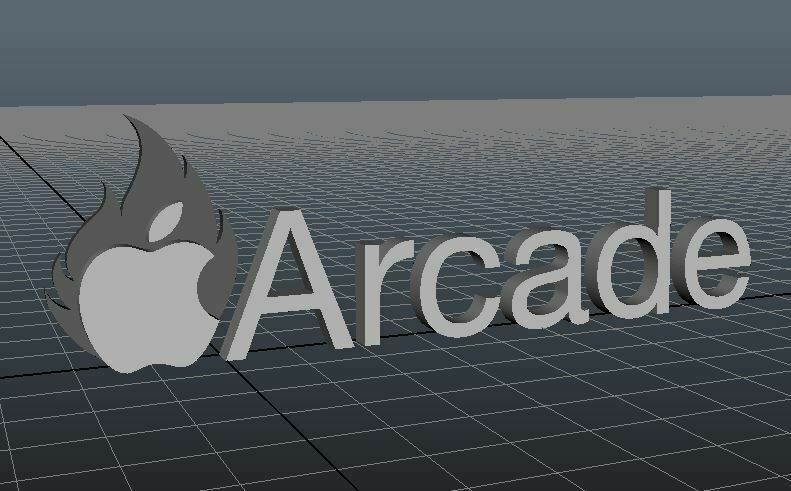 🍎 Apple Arcade Logo・Free 3D File for ・Cults
