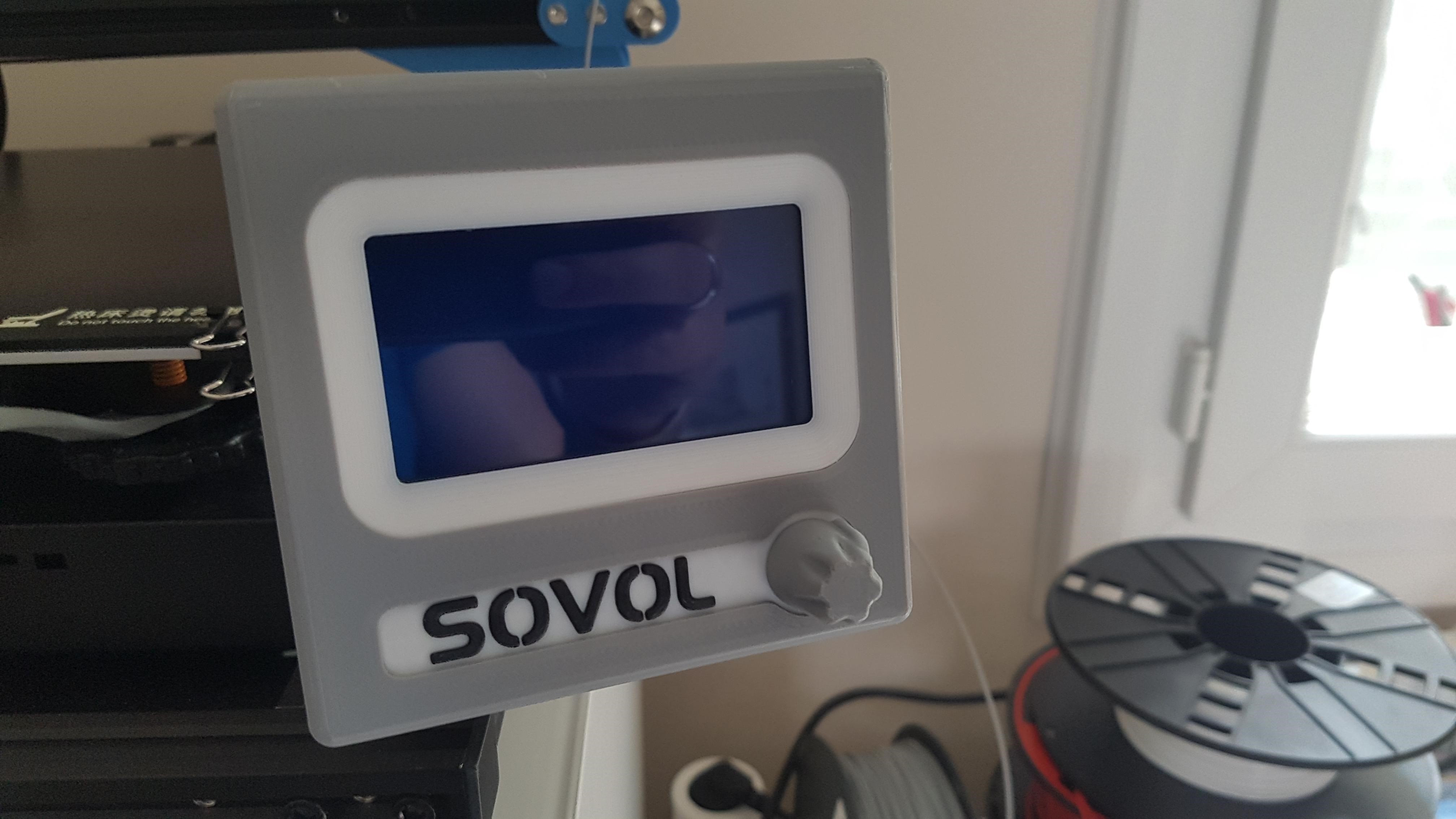 Free STL file SCREEN CASE FOR LCD 12864ZW-10 📦 ・3D print design to ...