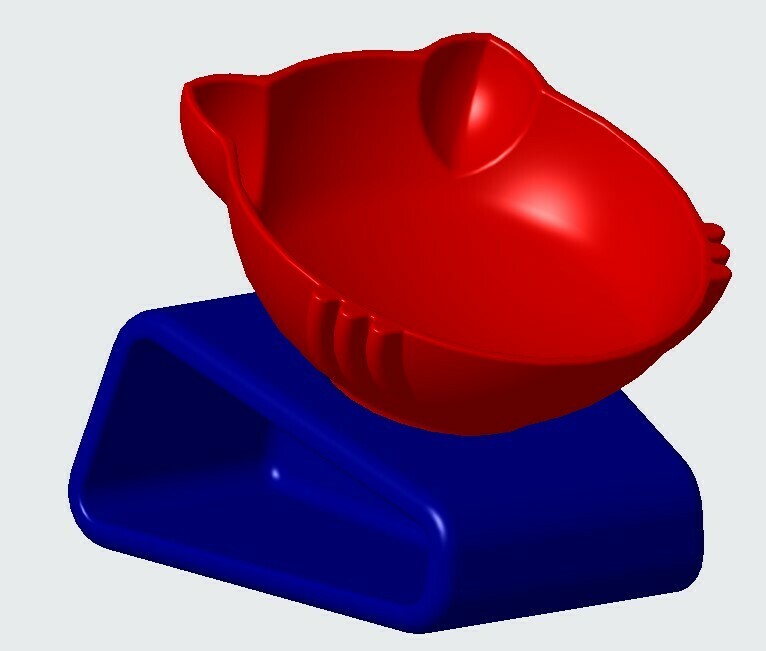STL file CAT CUP - Cat Bowl 🐱・3D printable model to download・Cults