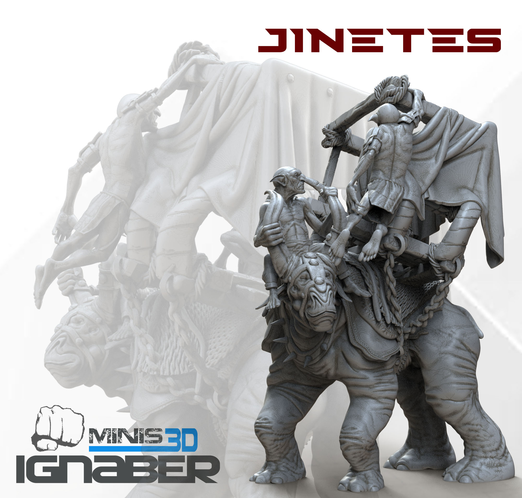 STL file HORSEMEN OF WARHAMMER STL ⚔・3D printing model to download・Cults