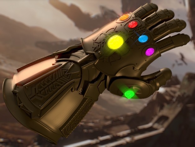 Free 3D file INFINITY GAUNTLET ♾️ ・3D print design to download・Cults