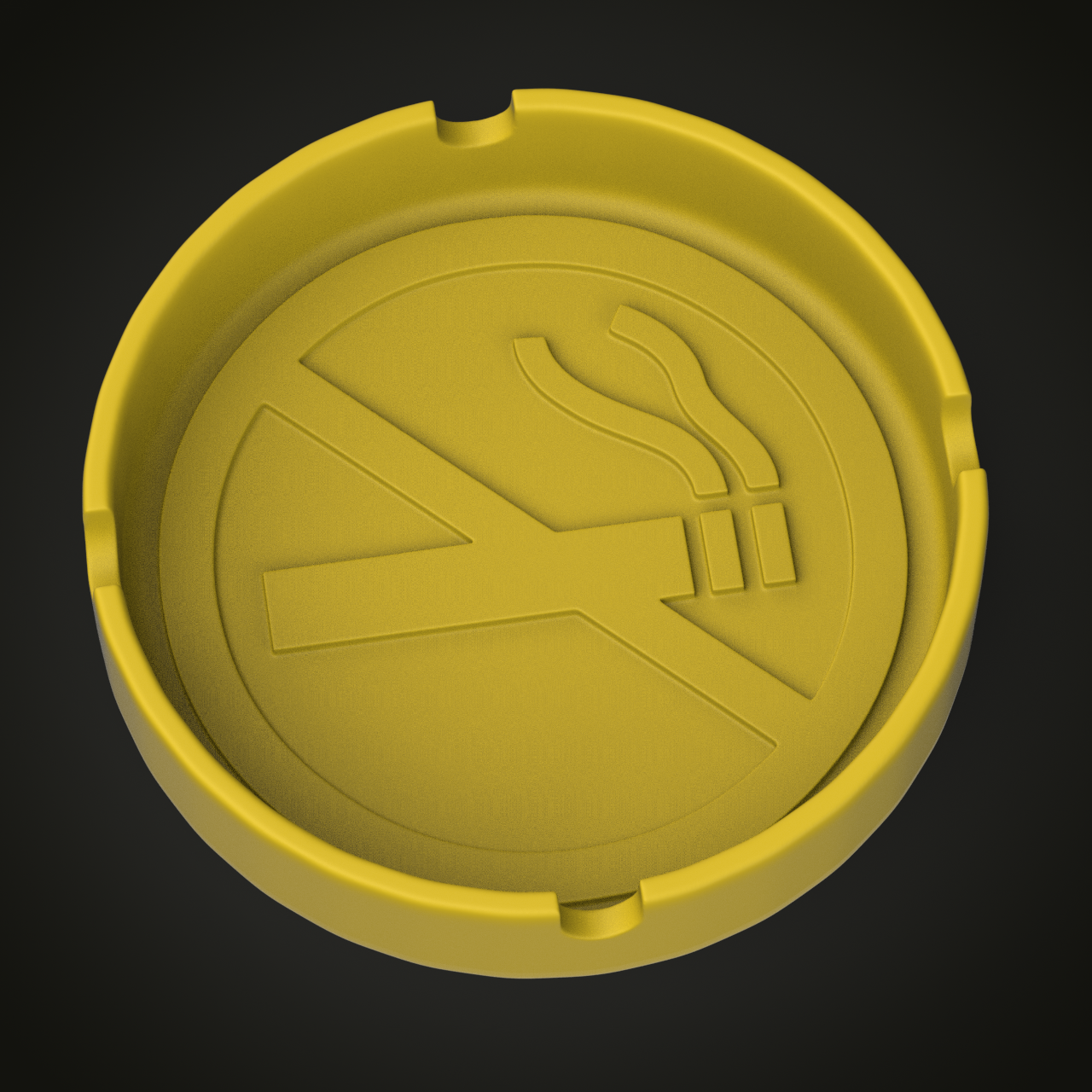 Free STL file ashtray 🚬 ・3D printing template to download・Cults