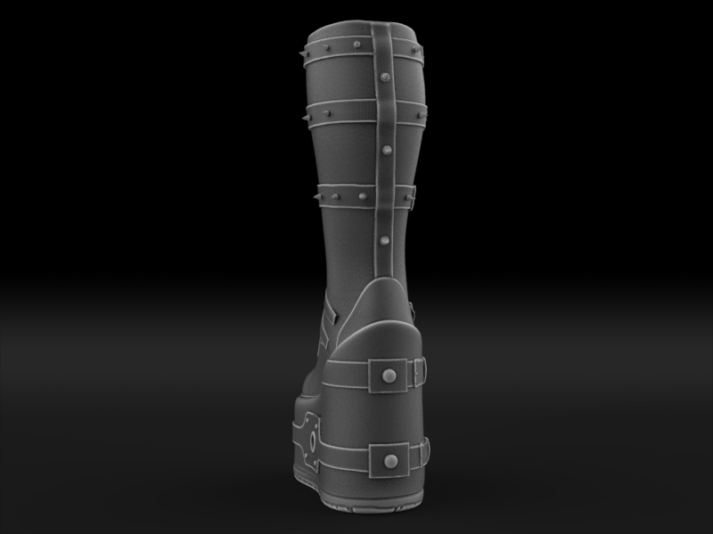 STL file gothic boots 🦶 (OBJ)・Design to download and 3D print・Cults