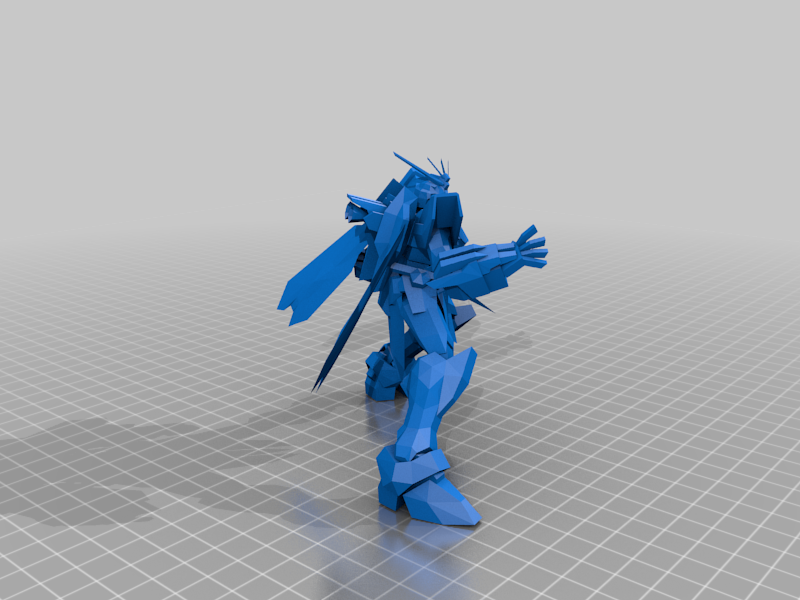 🤖 Mobile Fighter G Gundam Low Poly Collection・Free STL File for ・Cults