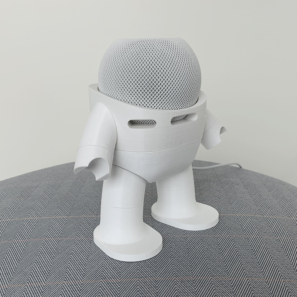 STL file Bot Plus One - HomePod mini Version 🤖 ・Model to download and ...