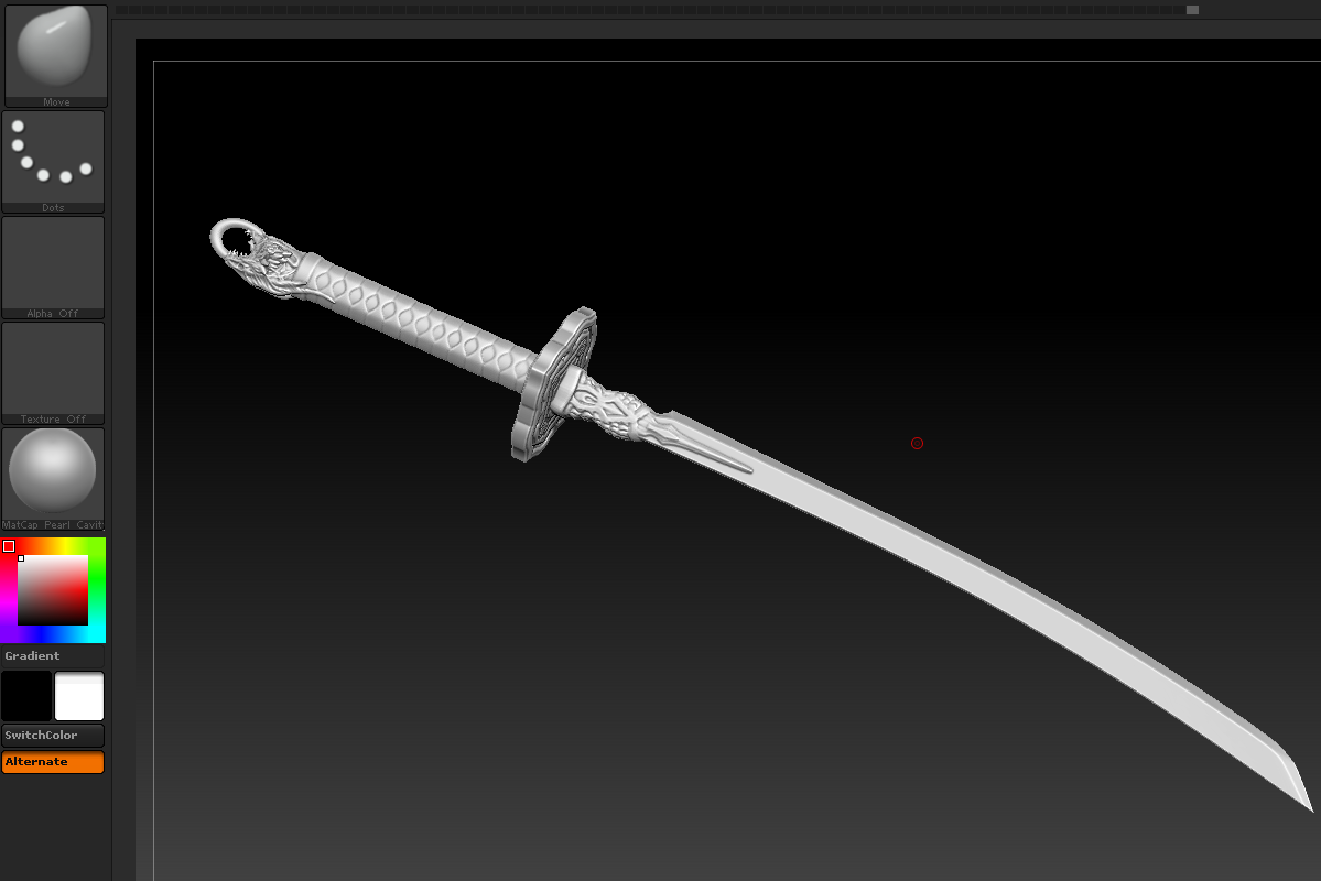 🗡️ NIER AUTOMATA COSPLAY KATANA SWORD・ OBJ File for ・Cults