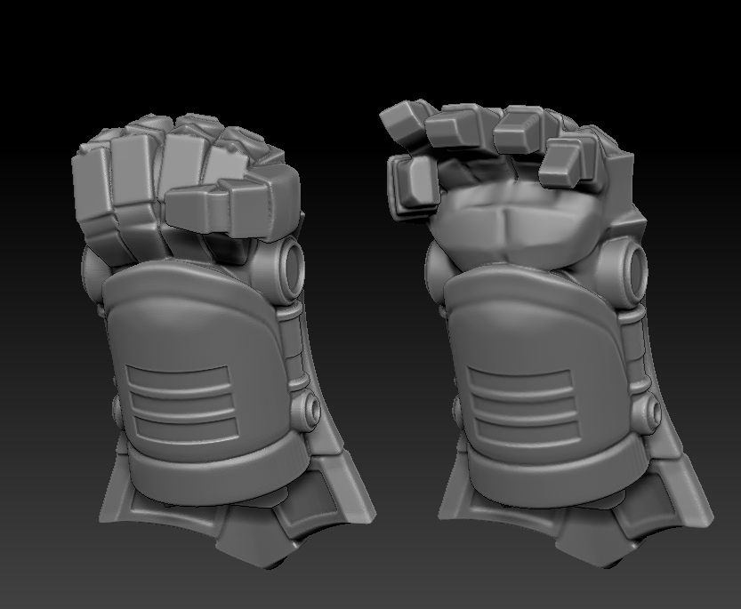 🎭 ATLAS GAUNTLET from Vi League of Legend Arcane cosplay・ OBJ File for ...