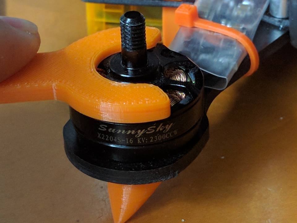 3D print ZMR250 Quadcopter Landing Gear Legs for Sunnysky 2204 Motors・Cults