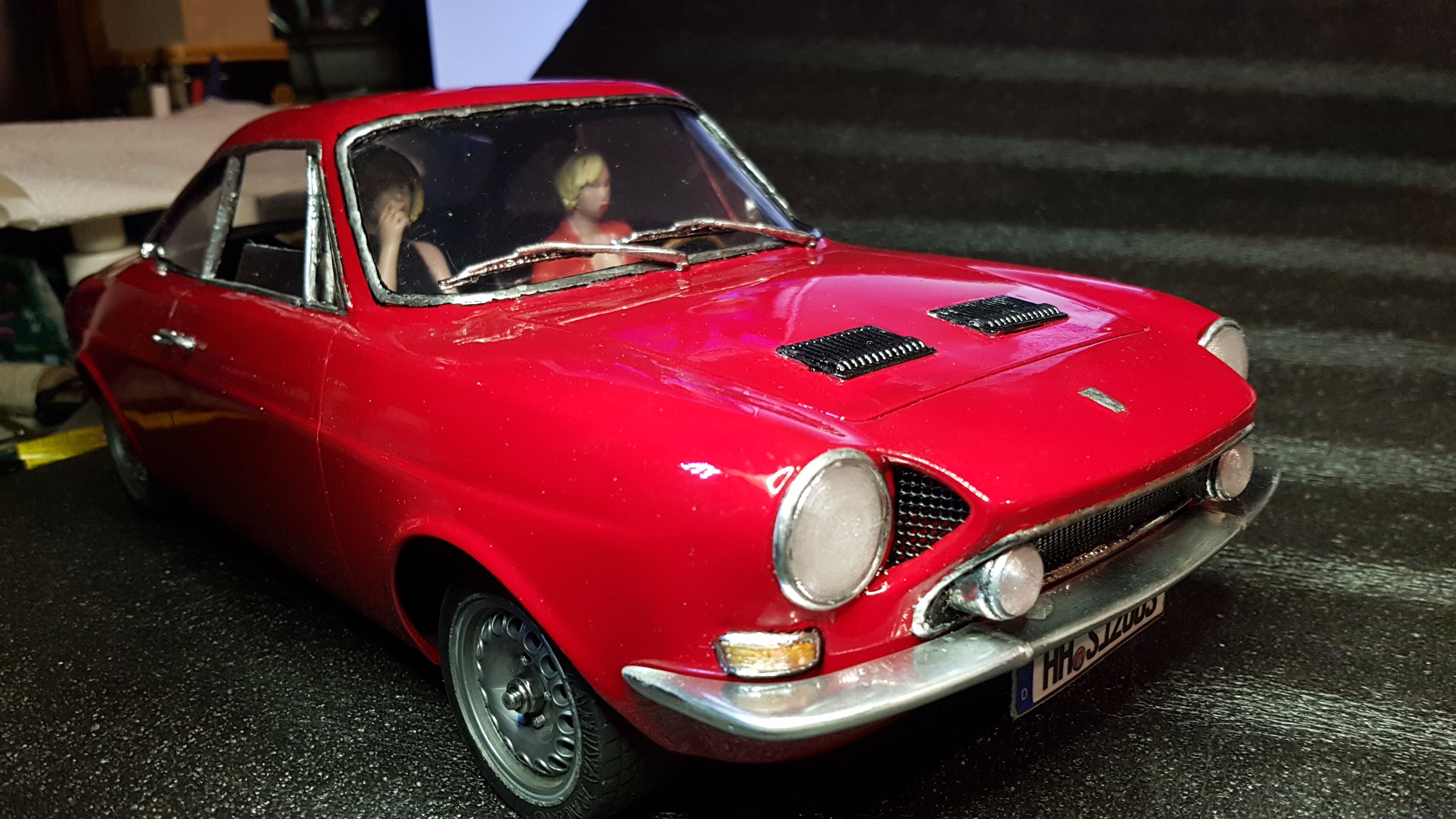 Simca 1200s 239mm Distancia entre ejes impresso em 3D • feito com 3D ...