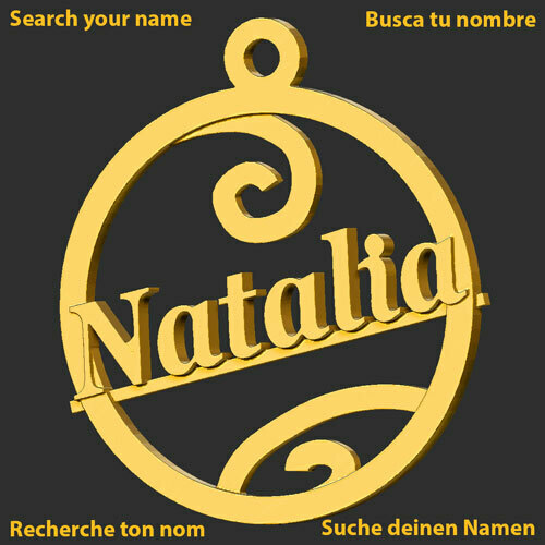 Archivo STL Natalia 🎄 ・Diseño para descargar y imprimir en 3D・Cults