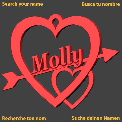 STL file Molly 💜・3D printable model to download・Cults