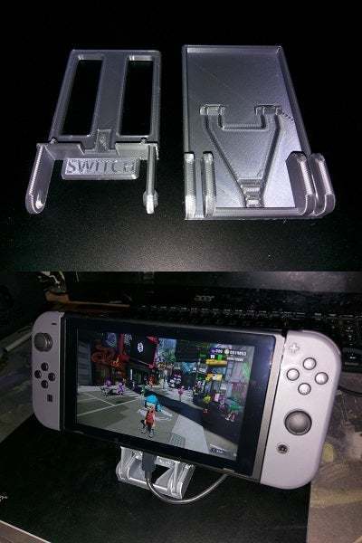 🎲 Nintendo Switch Stand V2.0・Free STL File for ・Cults
