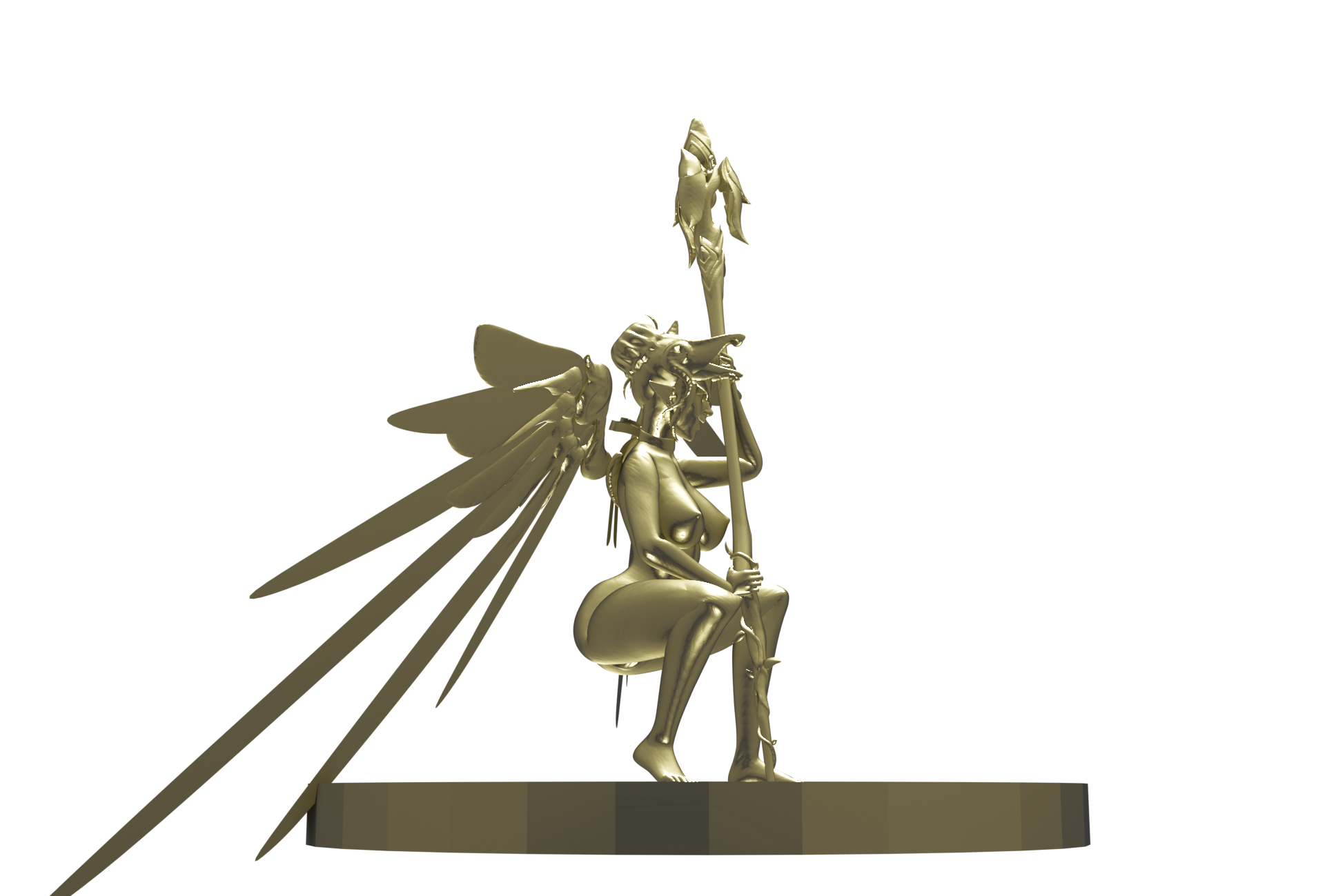 👧 Succubus-druid, lewd diabless. OverWatch. Mercy.・文件用于 免费 STL ・Cults