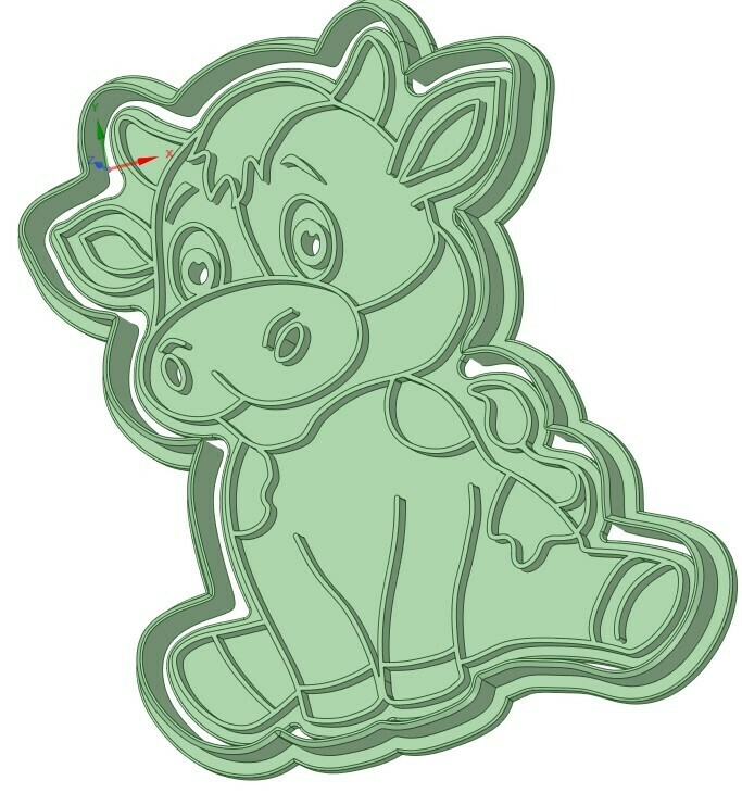 STL file BULL COOKIE CUTTER 🐂 ・3D print model to download・Cults