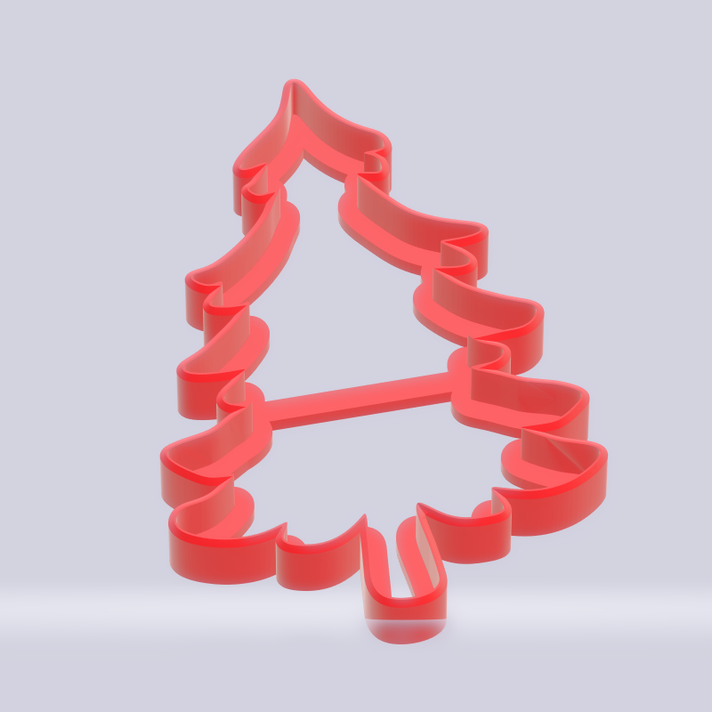 STL file Christmas tree cookie cutter 🎄・3D print object to download・Cults