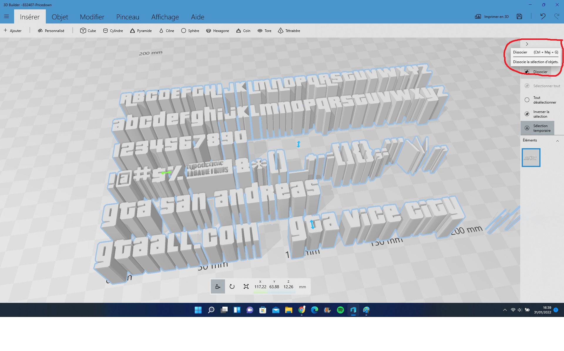 Archivo STL Alfabeto GTA 🎨 ・Objeto imprimible en 3D para descargar・Cults