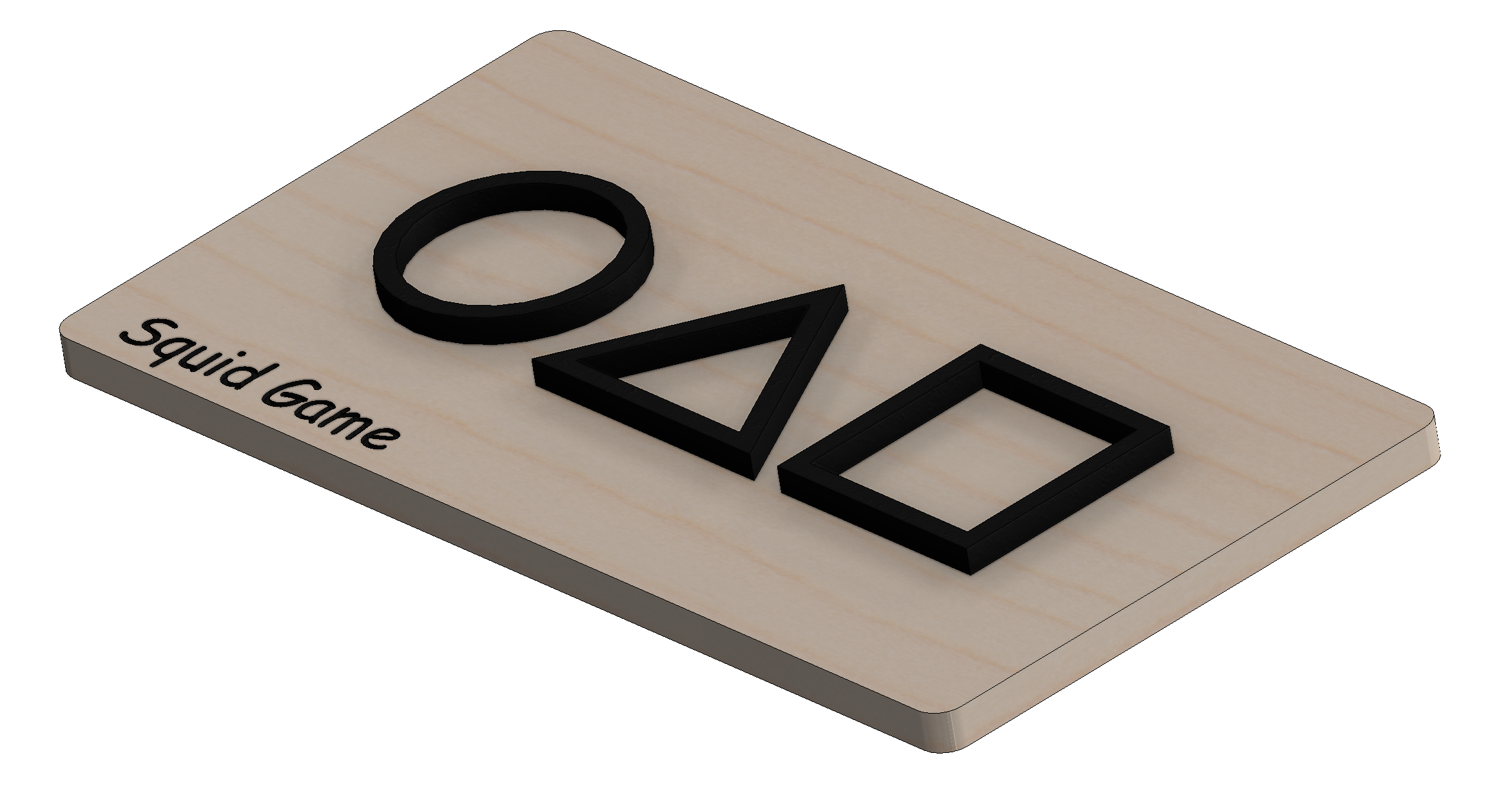 STL file Squid Game Card 🦑 ・3D printing design to download・Cults