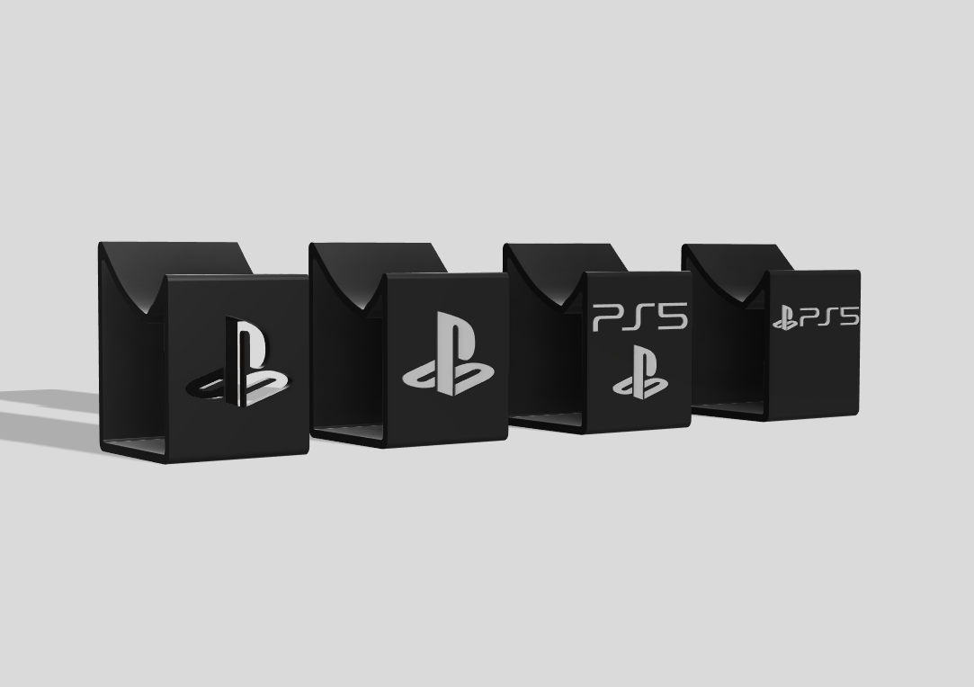 🎲 DUALSENSE STAND MINIMALIST BEST FIT 6 Pack・ STL File for ・Cults