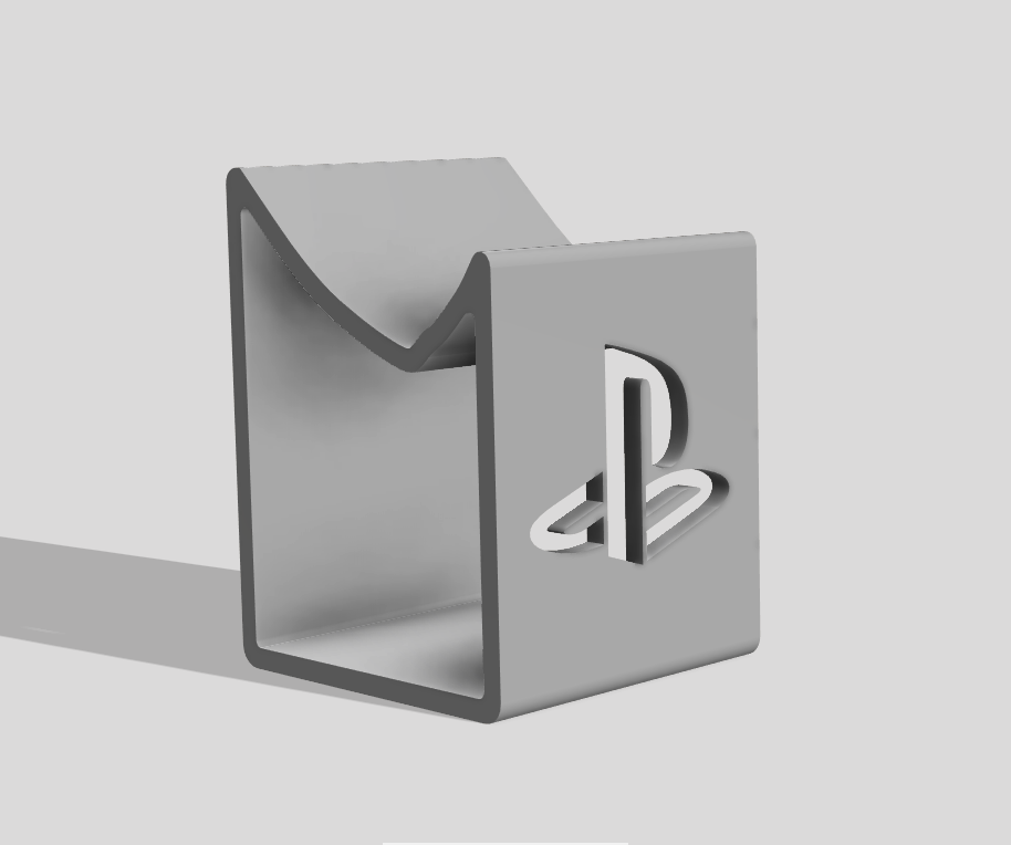 🎲 DUALSENSE STAND MINIMALIST BEST FIT V4・Free STL File for ・Cults