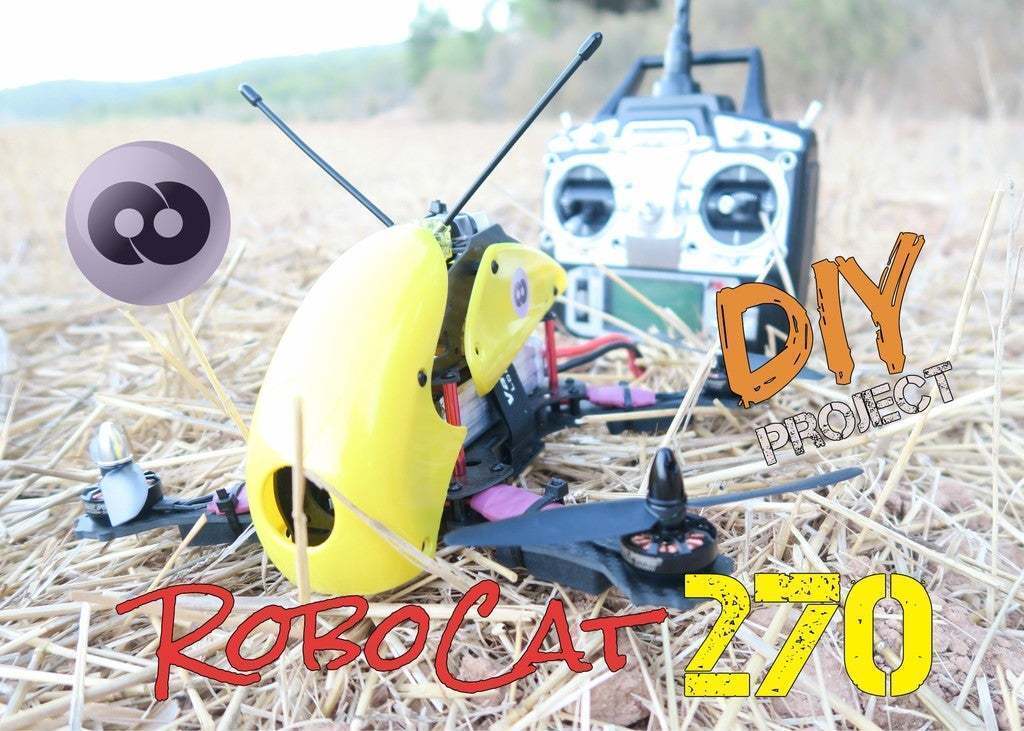 Free STL file RoboCat 270mm DIY Quadcopter Drone - Amazing! 🚁 ・3D print ...