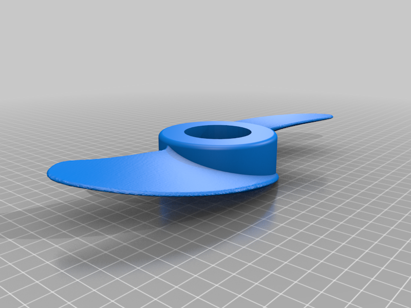 🚁 Hélice para motor elétrico DIY com broca para o meu caiaque・Arquivo ...