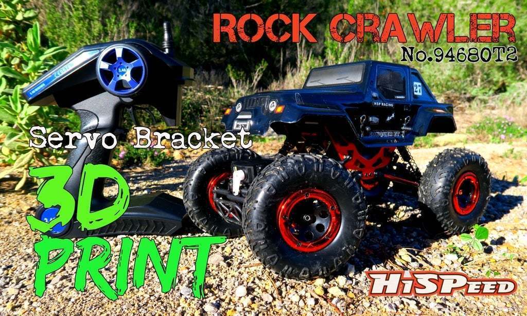 Fichier STL gratuit HSP Kulak 94680T2 3D Print Servo MOD Mini rock crawler 1:18 🪨 ・Modèle à ...