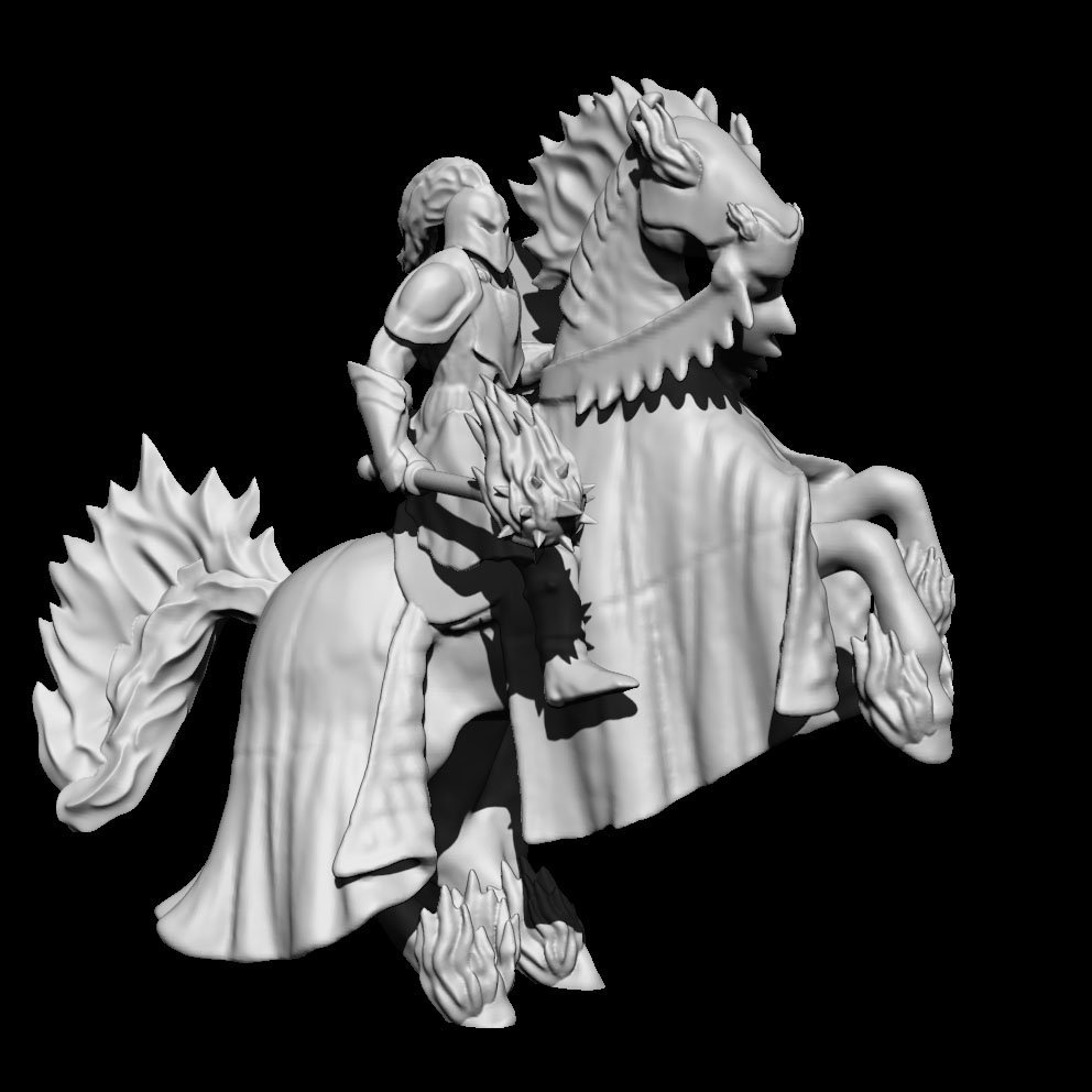 🎲 Fey Knight・Free STL File for 3D printing・Cults