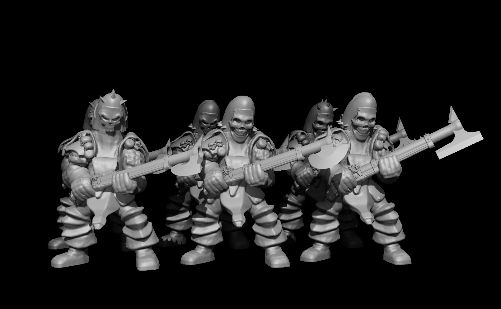 Free 3D file Citadel Guards with Flintlock Axes 💂 ・Model to download ...