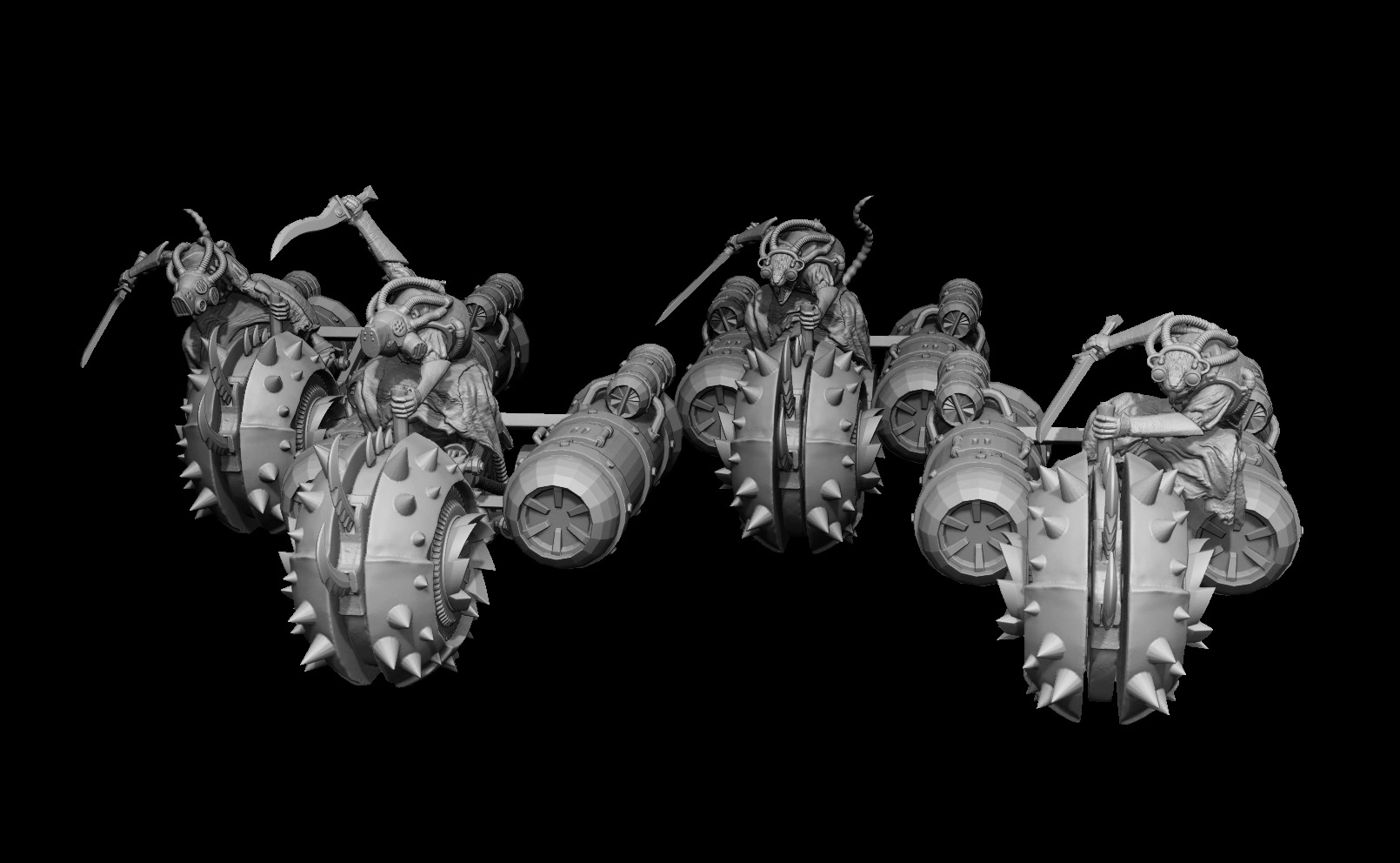 🚀 Dreadmill Chariots・Free 3D File for 3D printing・Cults