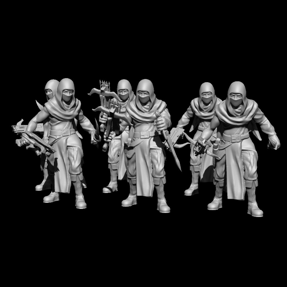 🧝 black cloaks・Free 3D File for 3D printing・Cults