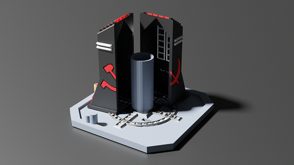 STL 文件 Nuclear Silo Pen holder : Red alert 2 🖊️ ・可下载设计和 3D 打印・Cults