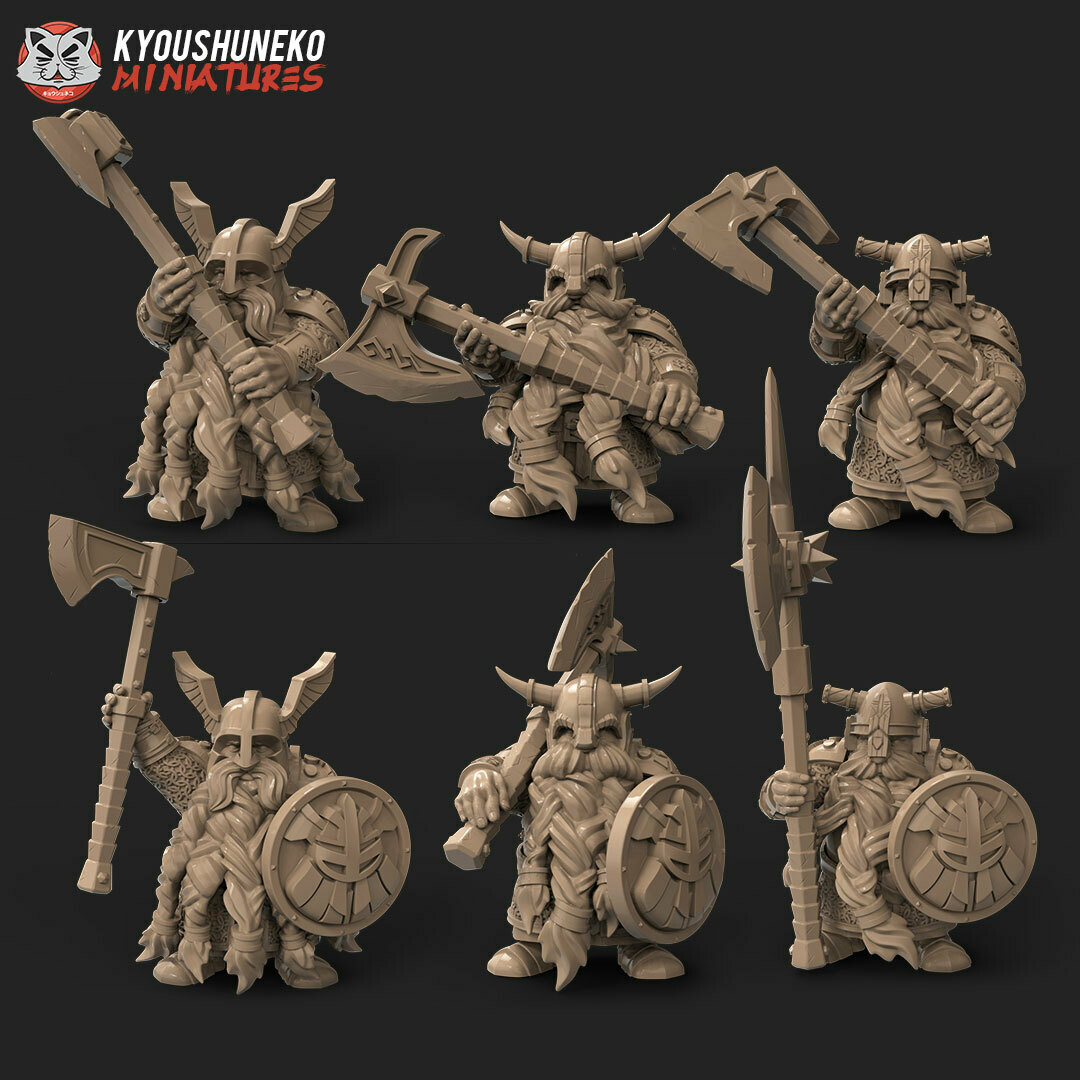 STL file Dwarf Long Beard 🎲 ・3D print design to download・Cults
