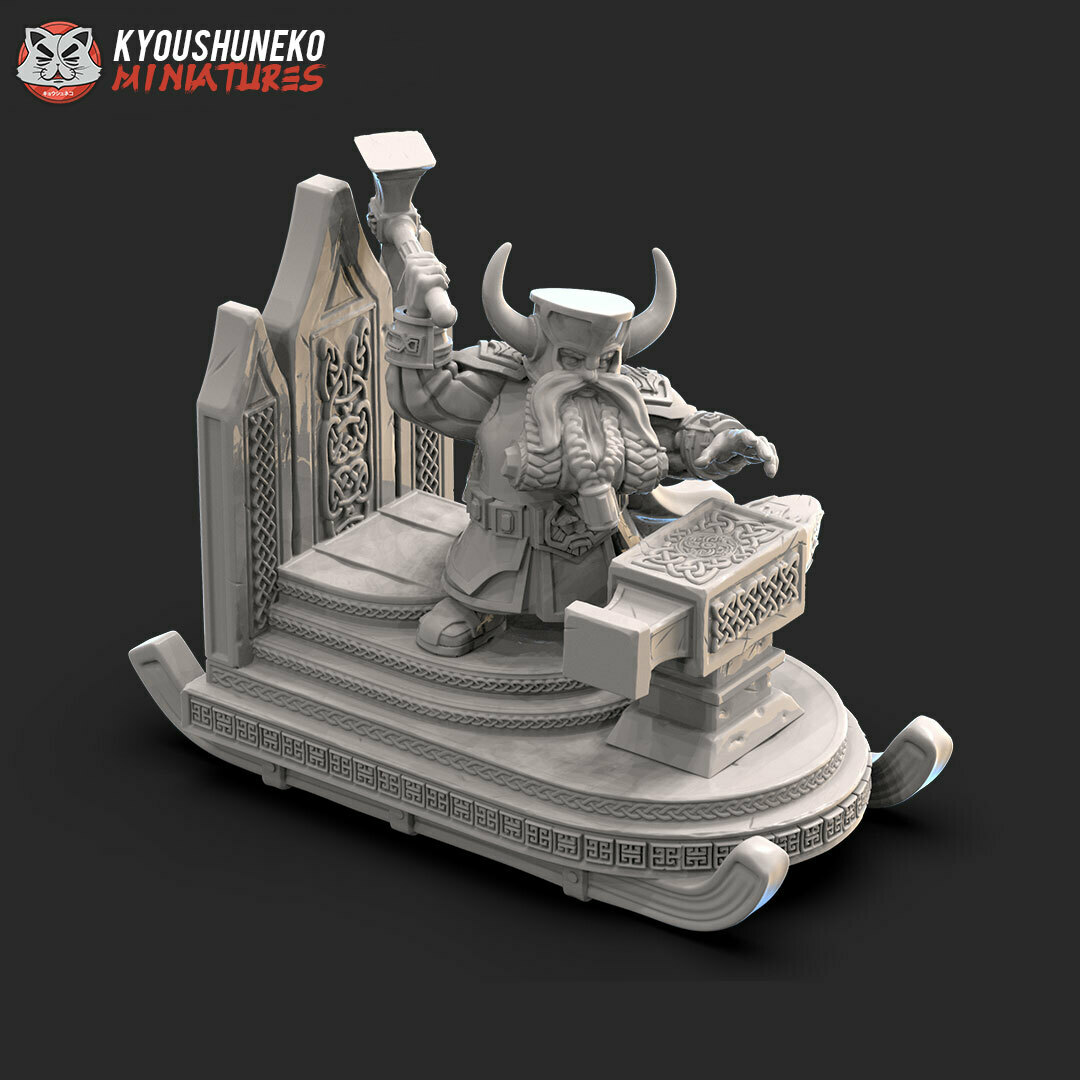 STL file Dwarf Rune Lord Anvil of Doom 🎲 ・3D printing idea to download ...