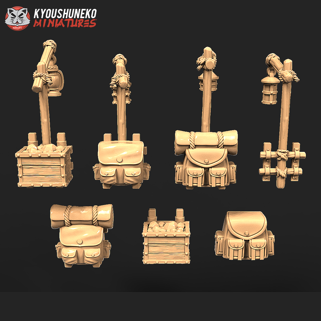 STL file Dwarf Miner Props 🎲・3D printer model to download・Cults