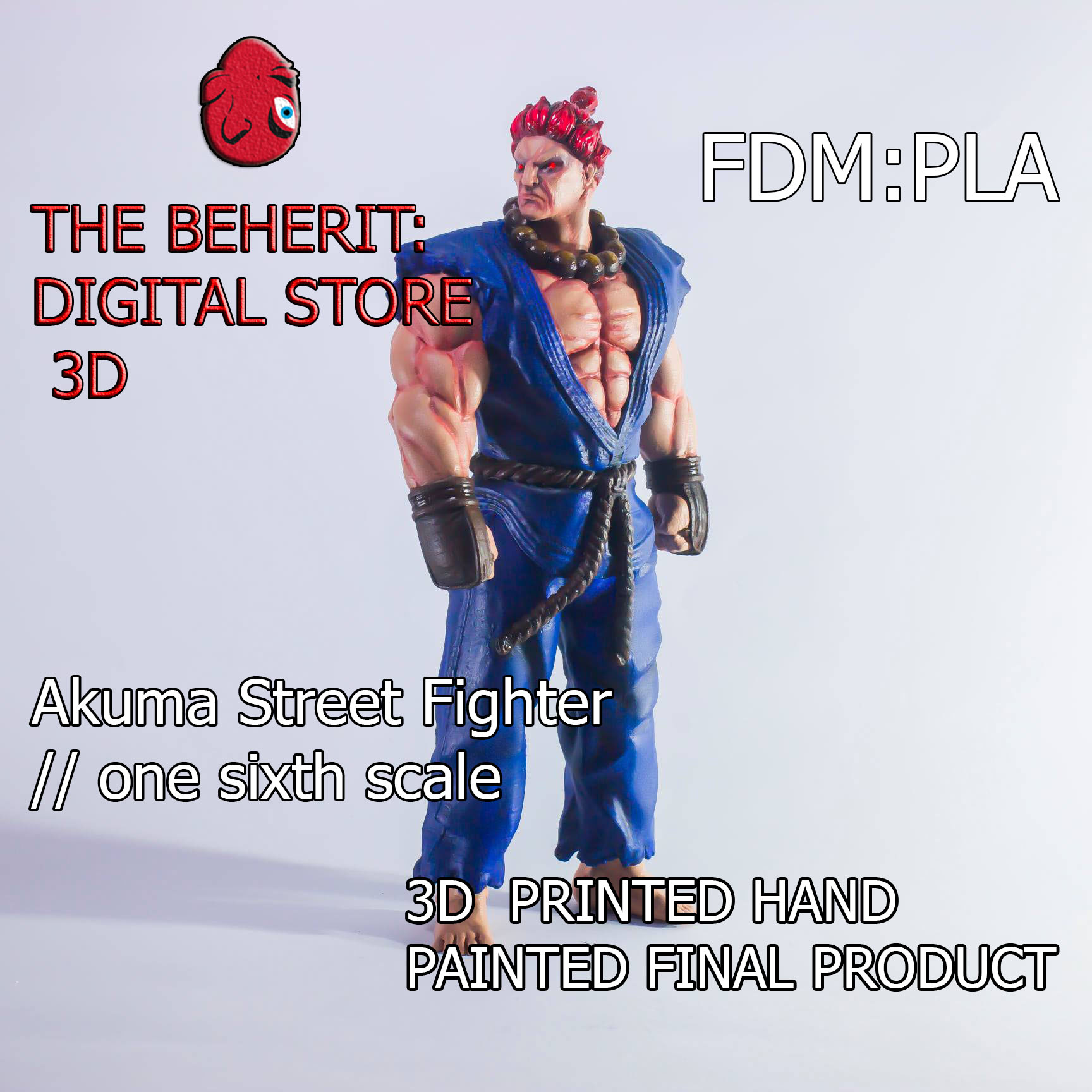 Archivo STL gratis Akuma// Street Fighter 👫・Diseño imprimible en 3D ...