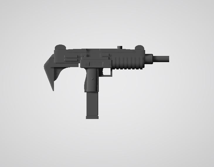 STL file Uzi Core 2 - 1:12 Action Figure Weapon 🔫 ・3D printing template ...