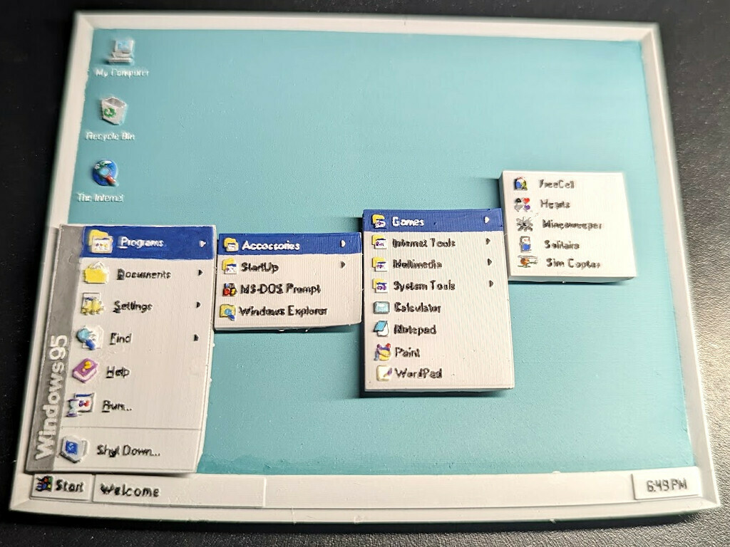 🖥️ Printable Windows 95・Free 3D File for ・Cults