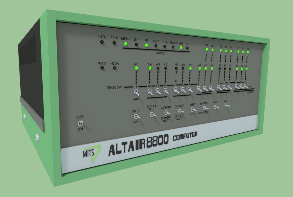 🖥️ MITS Altair 8800・Free STL File for ・Cults
