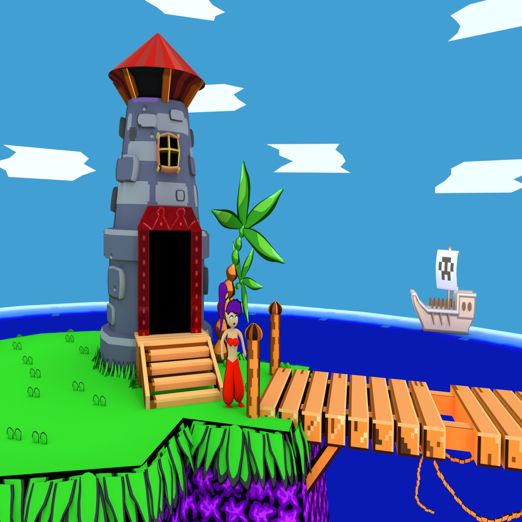 Archivo STL gratuito Shantae 🕹️・Design para impresora 3D para descargar ...