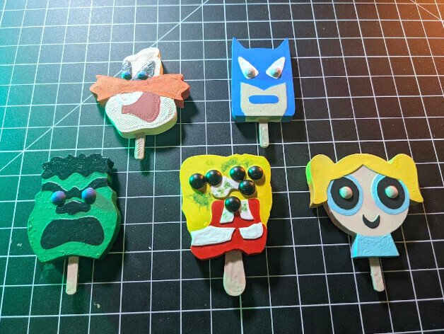 🫧 Classic Popsicle Collection Part 1・Free STL File for ・Cults