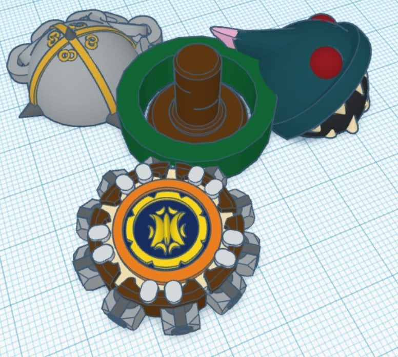 Free STL file Zelda Twilight Princess Spinner 👸 ・3D printable object to ...
