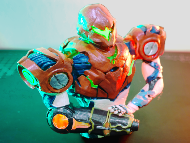 Free STL file Metroid Dread Armor Bust 👤 ・3D print object to download・Cults