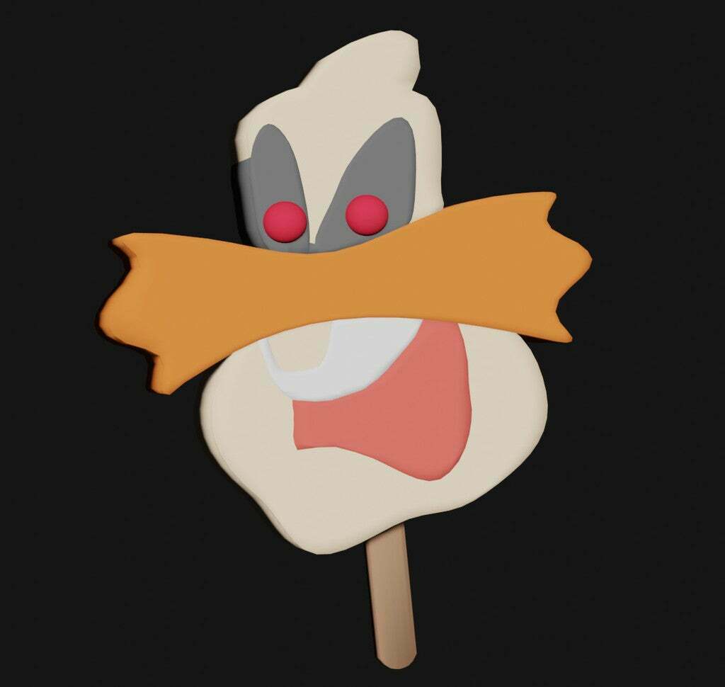 🎮 Dr. Robotnik Popsicle・Free STL File for ・Cults