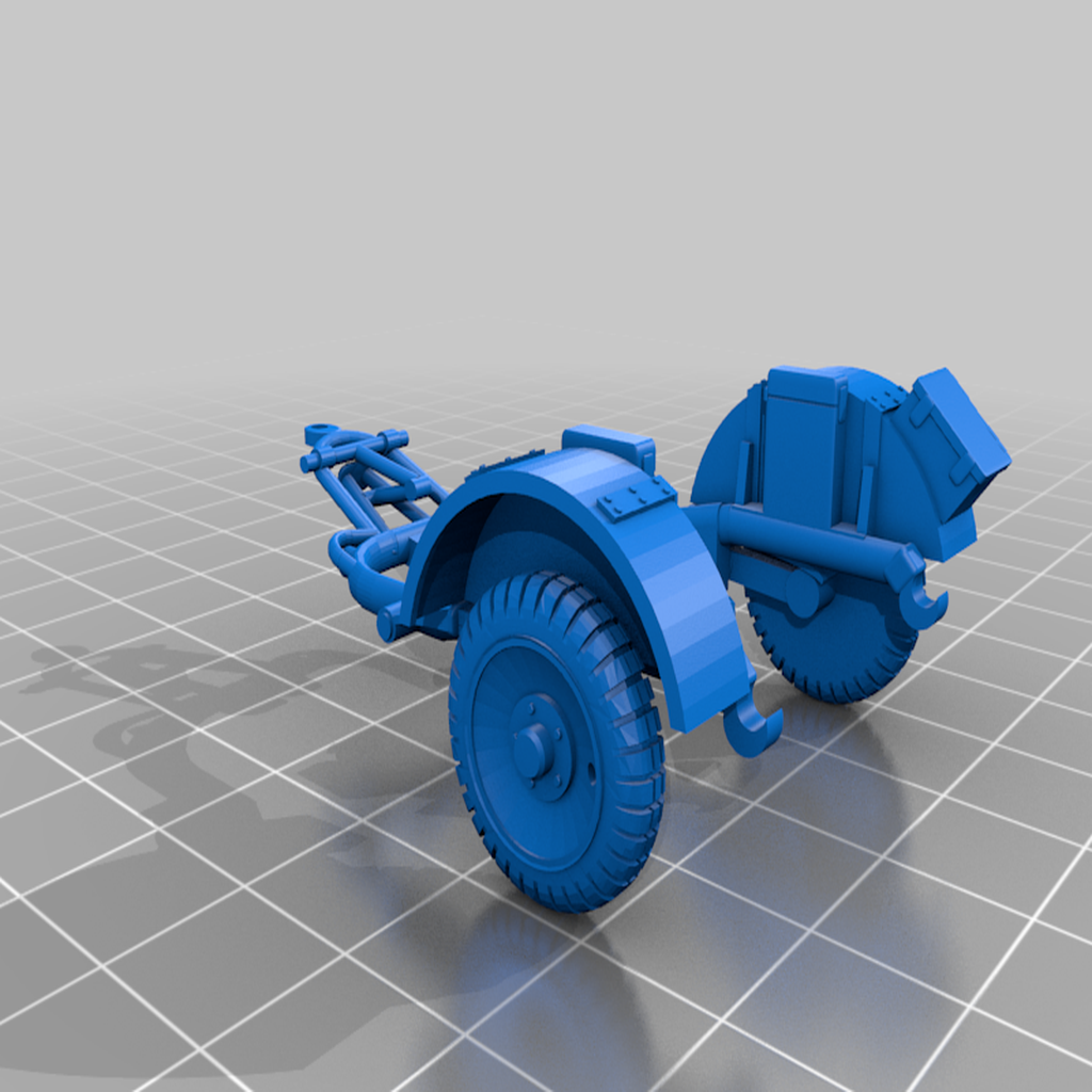 Free STL file SdAH 51 german trailer - 1/50eme 🚐 ・3D printing template ...