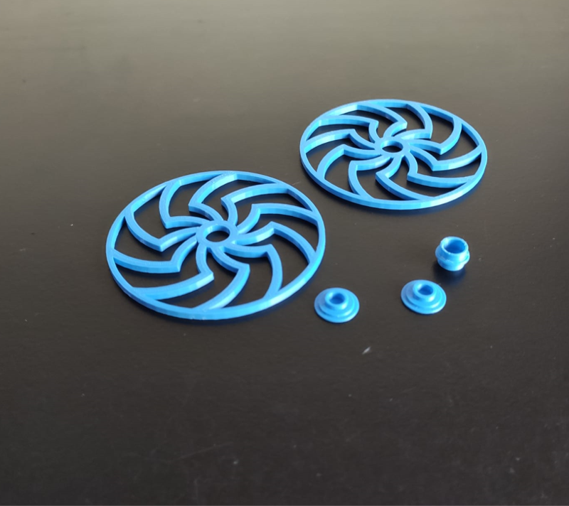 🗿 Kinetic Sculpture fidget spinner Aurora・ STL File for 3D printing・Cults