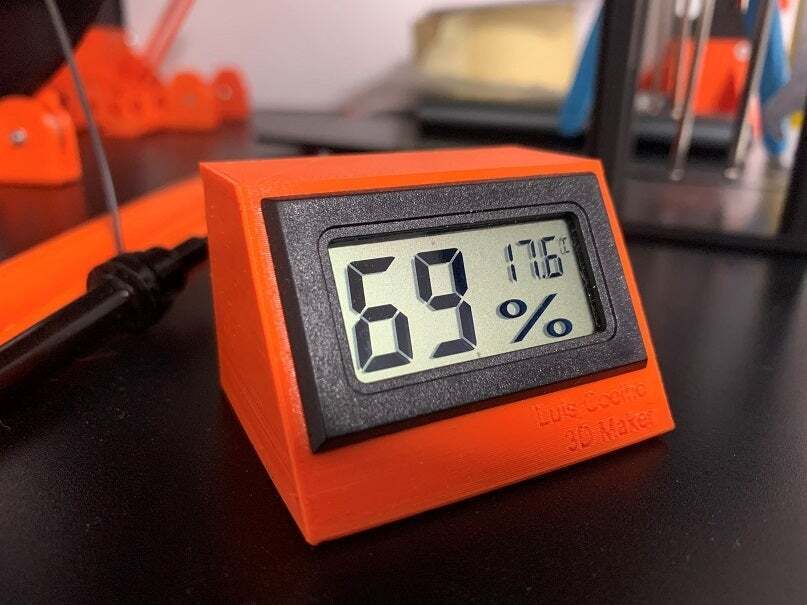 Free STL file Thermometer/Hygrometer stand 🔧 ・3D printer model to ...