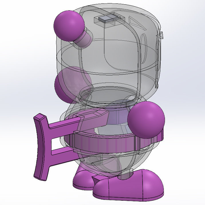 STL file Japanese Bomberman Marble Shooting Toy Replica 🧸 ・3D print ...