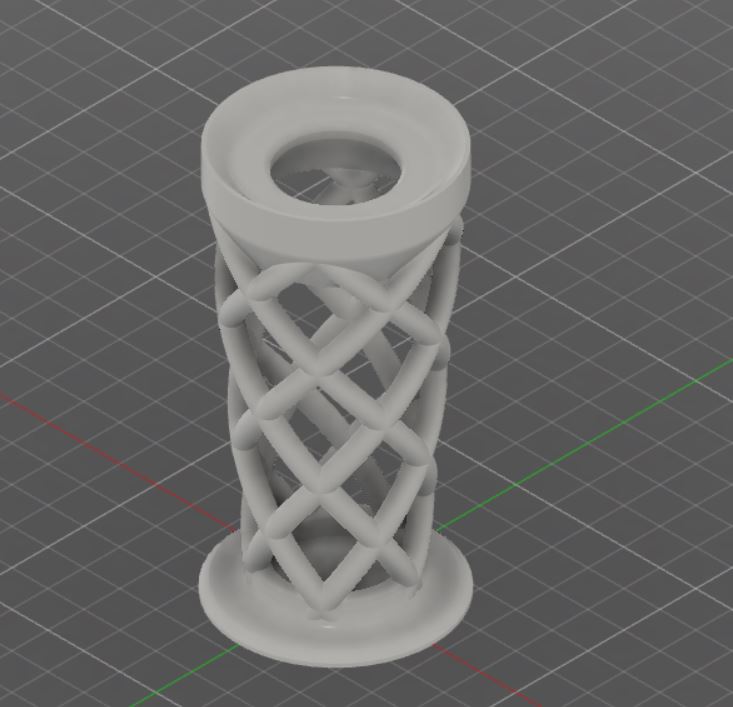 Free STL file Table decoration, TABLE VASE WITH LABORATORY TUBE OR TEST ...