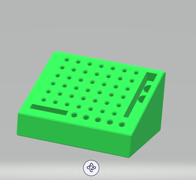 STL file LOCHWANDhalter für Schleifstifte von Dremel oder Proxxon. 🔧 ...